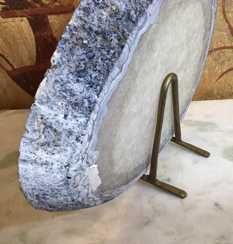 Mounted Crystal Quartz Agate at 1stDibs