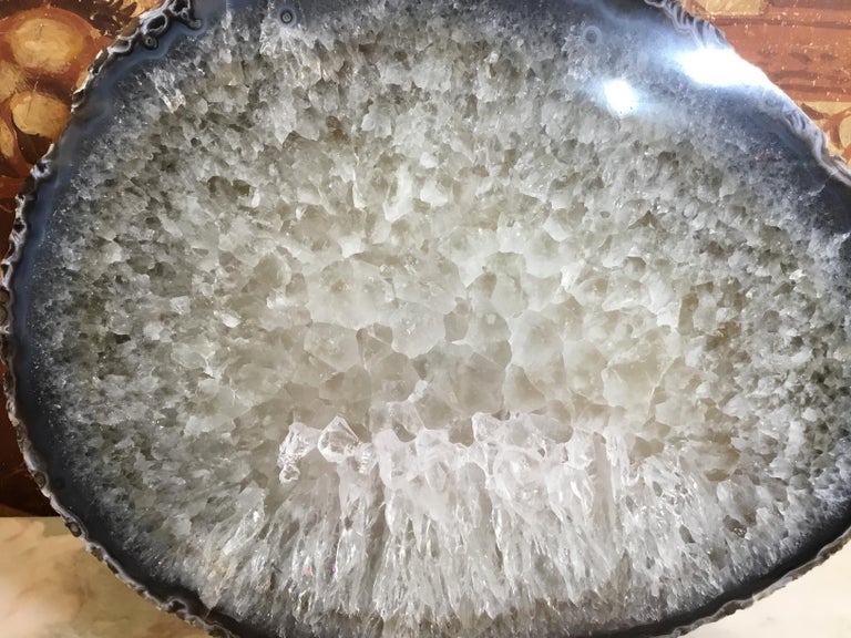 Mounted Crystal Quartz Agate at 1stDibs