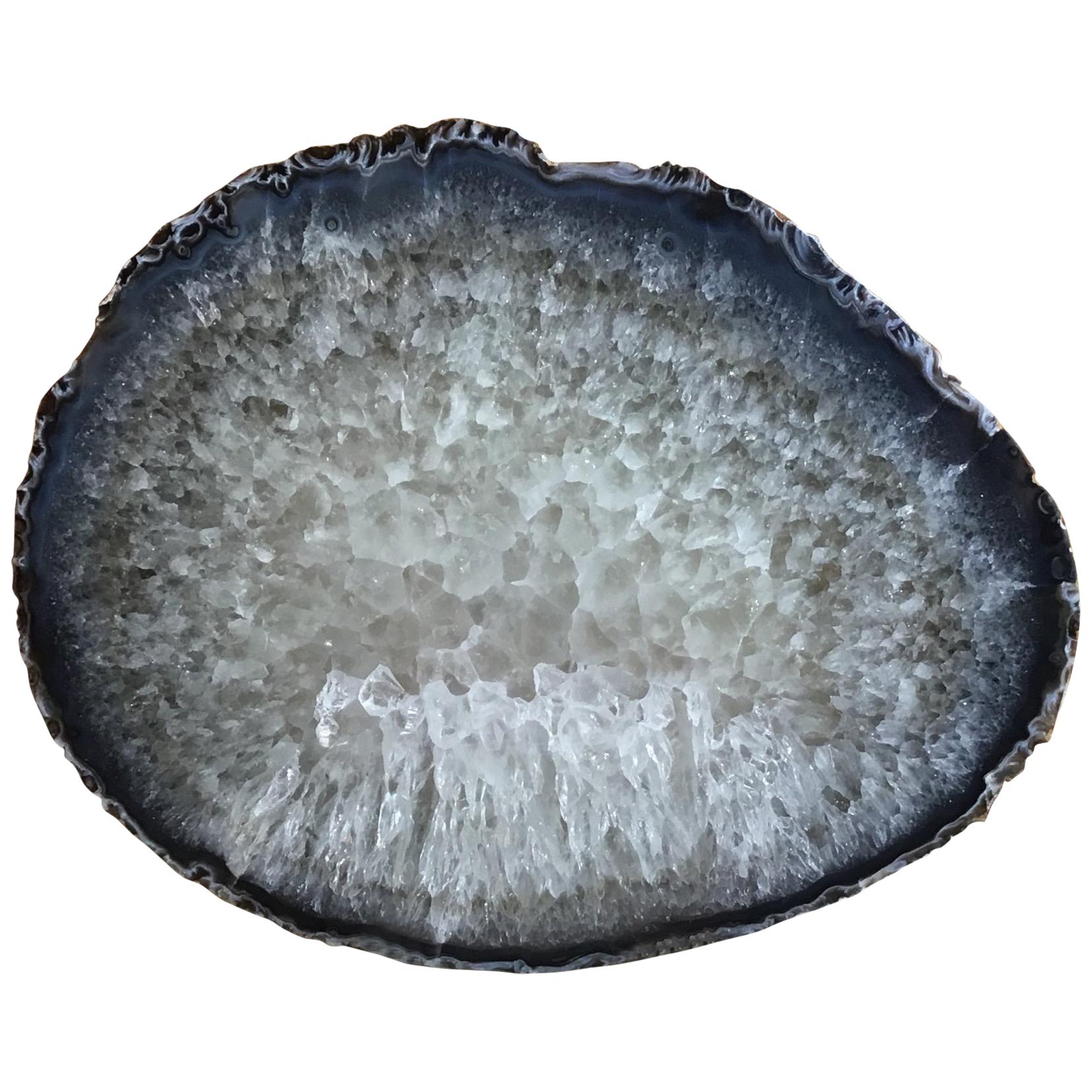 Mounted Crystal Quartz Agate at 1stDibs