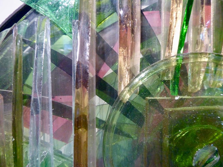 Mounted Glass Art Sculpture by British Columbia Artist Mary Filer For ...