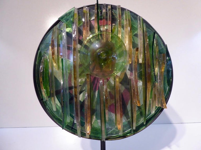 Mounted Glass Art Sculpture by British Columbia Artist Mary Filer For ...