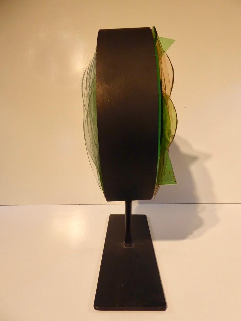 Mounted Glass Art Sculpture by British Columbia Artist Mary Filer For ...