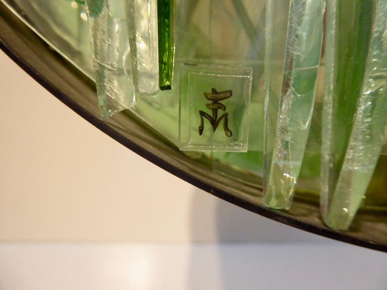 Mounted Glass Art Sculpture by British Columbia Artist Mary Filer For ...