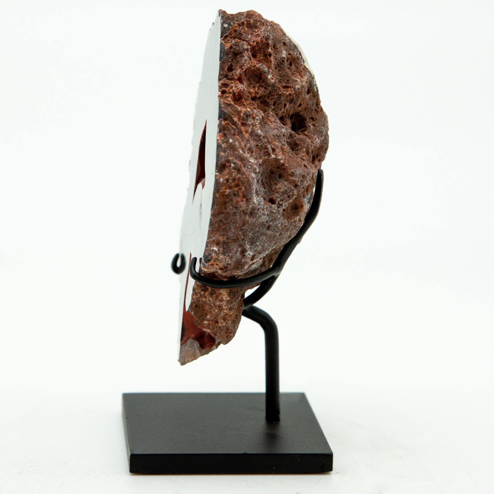 Mounted Red Fox Agate at 1stDibs