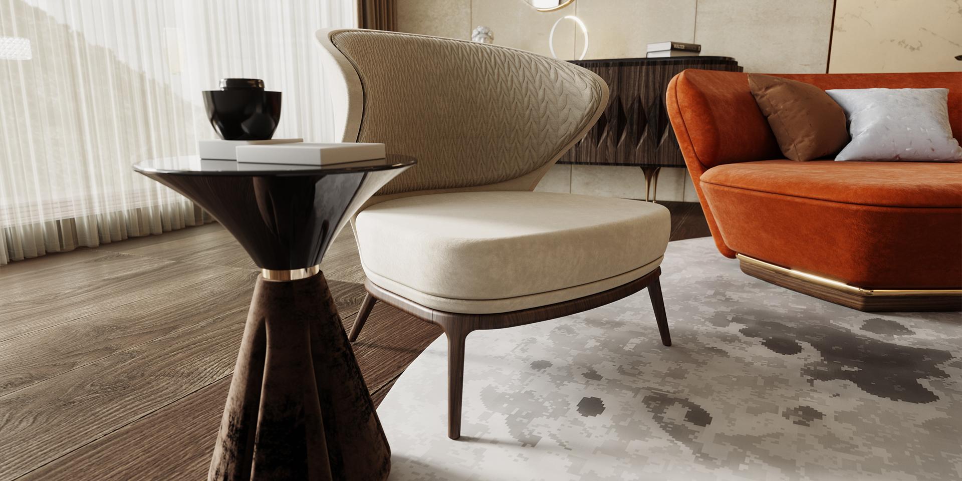 Mousgoum Armchair by Alma De Luce For Sale at 1stDibs
