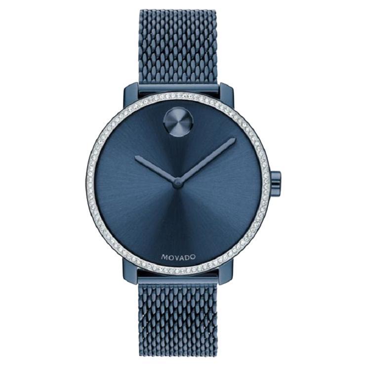 Movado Bold Horizon 34mm Taupe Dial Two-Tone Stainless Steel Watch ...