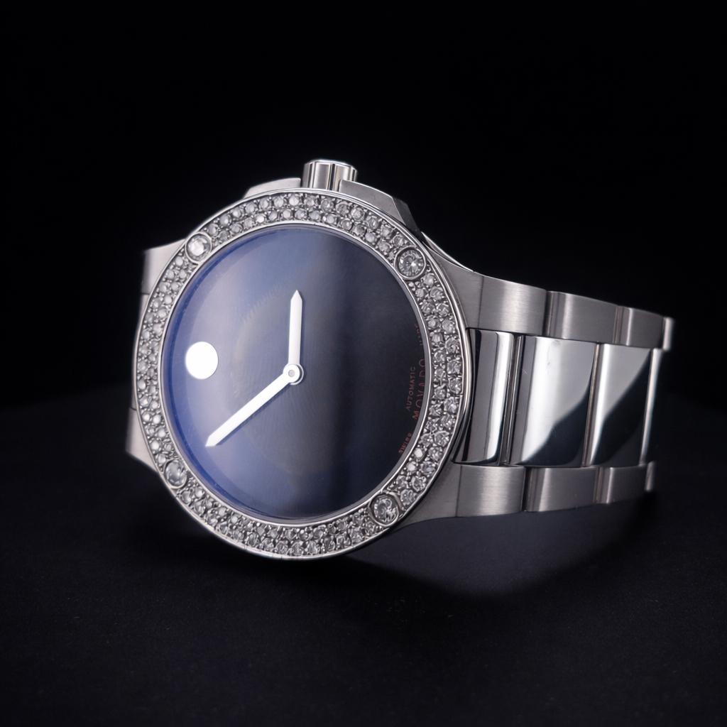 Movado SE Extreme 44mm Black Dial Quartz Stainless Steel Men's ...