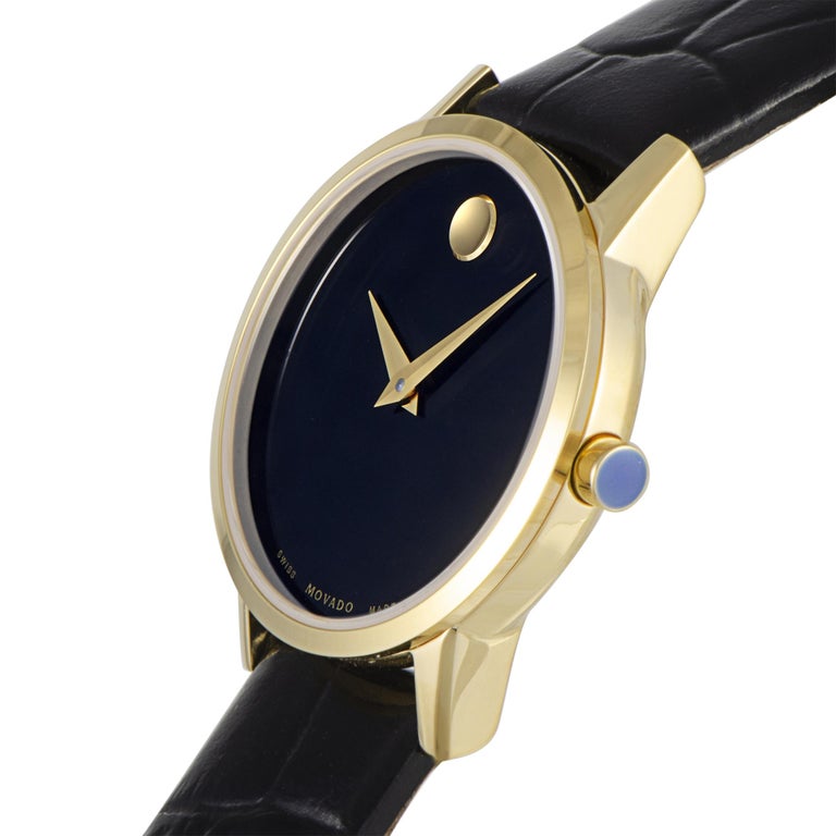 Movado Women's Museum Classic Black Dial Watch 0607222 at 1stDibs ...