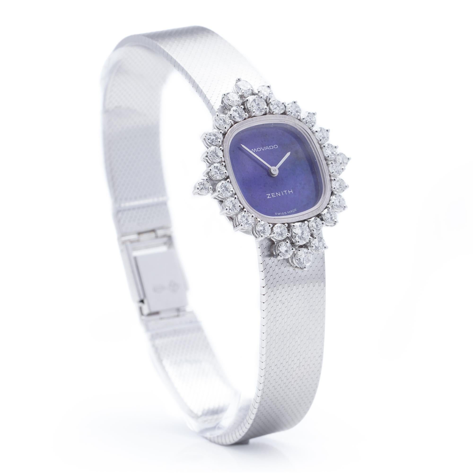 Movado Zenith, orologio da polso da donna in oro bianco 18 carati con ...