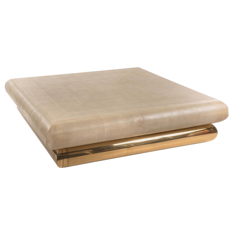 Movie Star Glamorous Monumental Mid Century Modern Coffee Table at 1stDibs