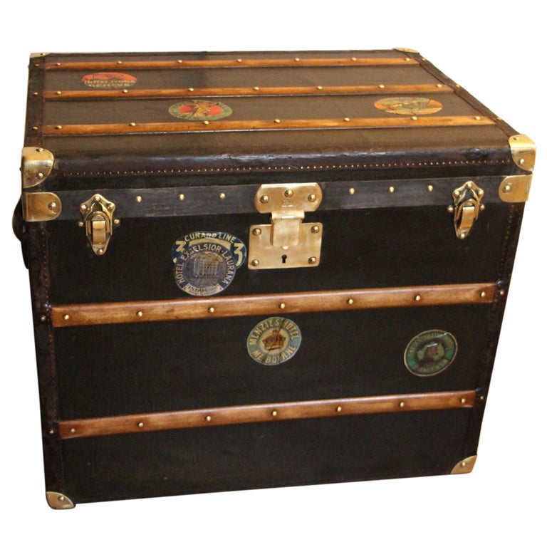 Moynat Hat Trunk, Moynat Steamer Trunk, Moynat Trunk at 1stDibs