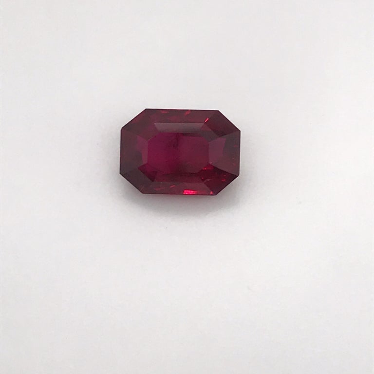 Mozambique Natural Ruby Pigeon Blood 5.38 Carat For Sale at 1stDibs