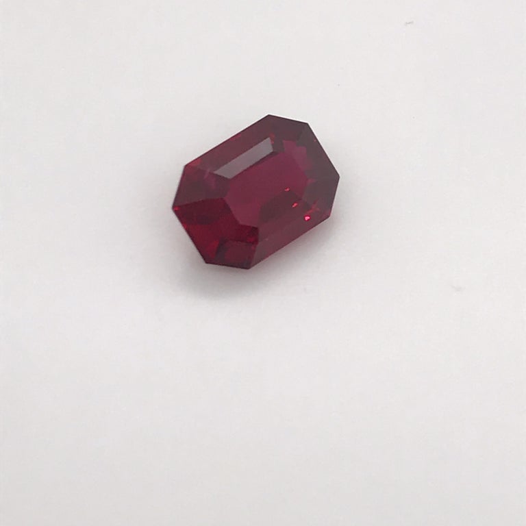 Mozambique Natural Ruby Pigeon Blood 5.38 Carat For Sale at 1stDibs