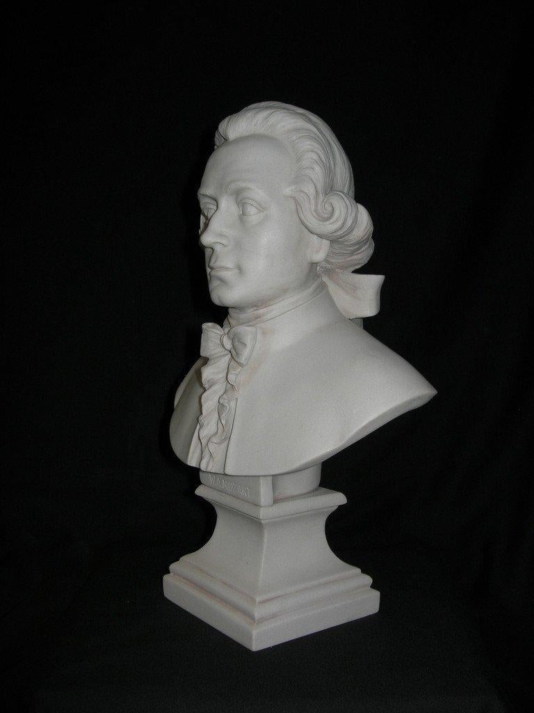Mozart Marble Bust, 20th Century For Sale at 1stDibs