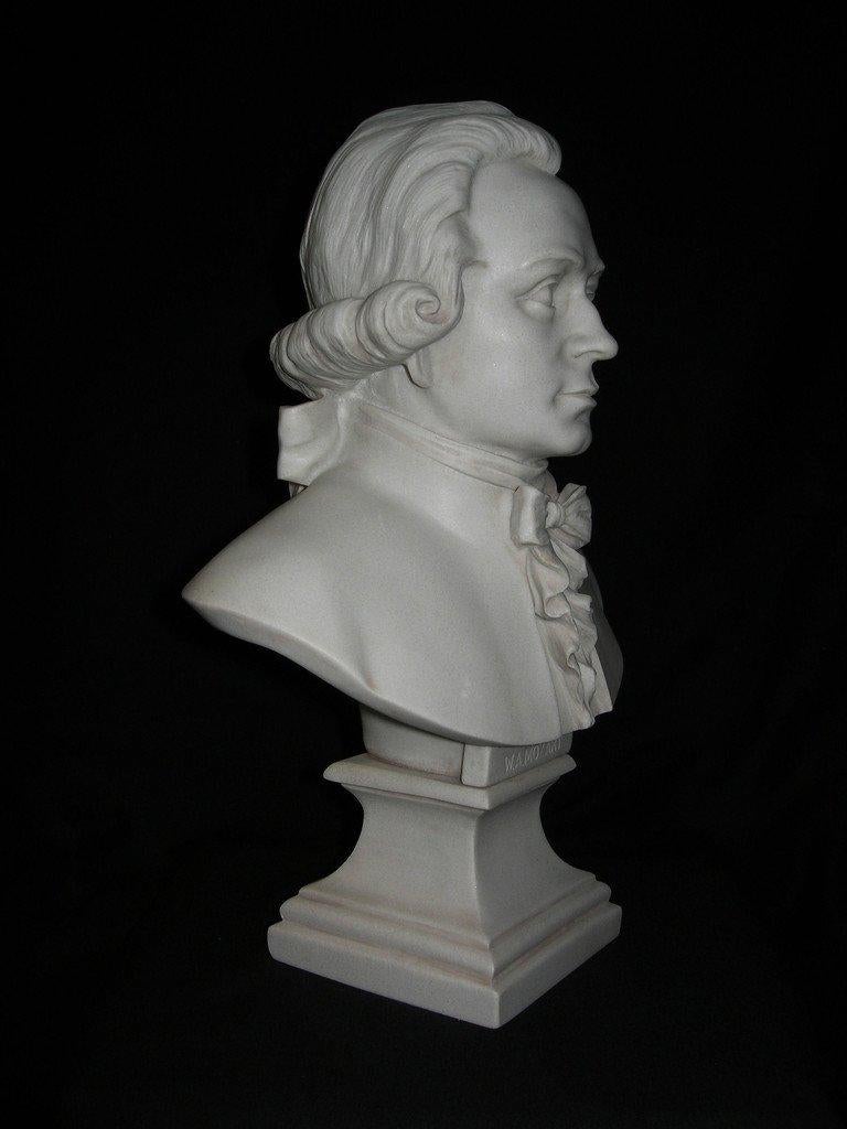 Mozart Marble Bust, 20th Century For Sale at 1stDibs