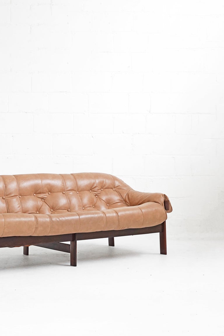 MP-41 Sofa by Brazilian Designer Percival Lafer for Móveis Lafer at 1stDibs