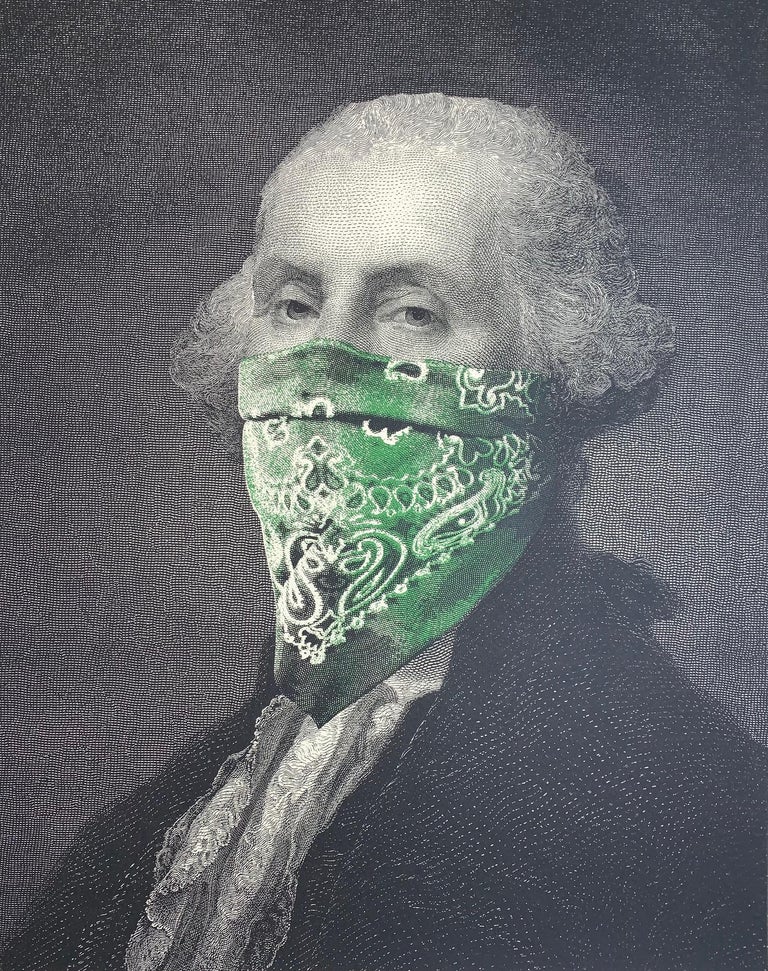 Mr Brainwash - "George Washington President''s Day Bandanna" , 2018 ...