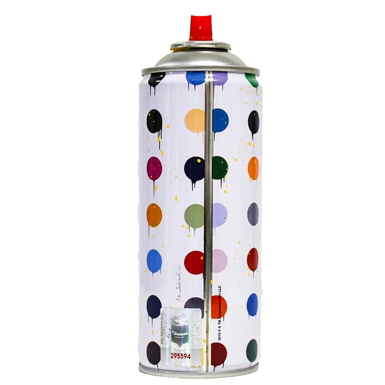 Mr Brainwash - MR. BRAINWASH Hirst Dots Spray Can (Yellow Hand Finished ...