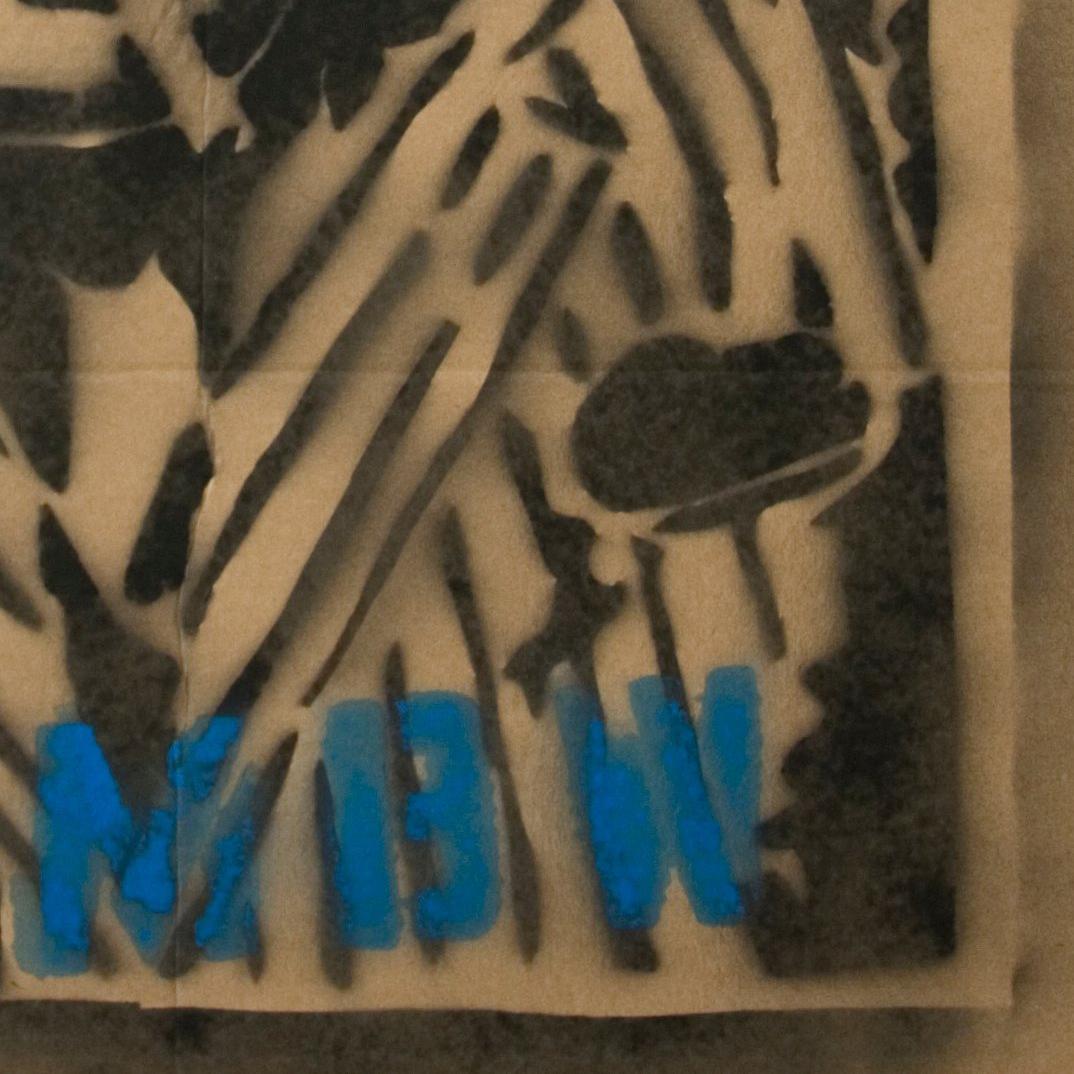 Mr. Brainwash - Winston Churchill - Stencil, Cardboard, Portrait ...