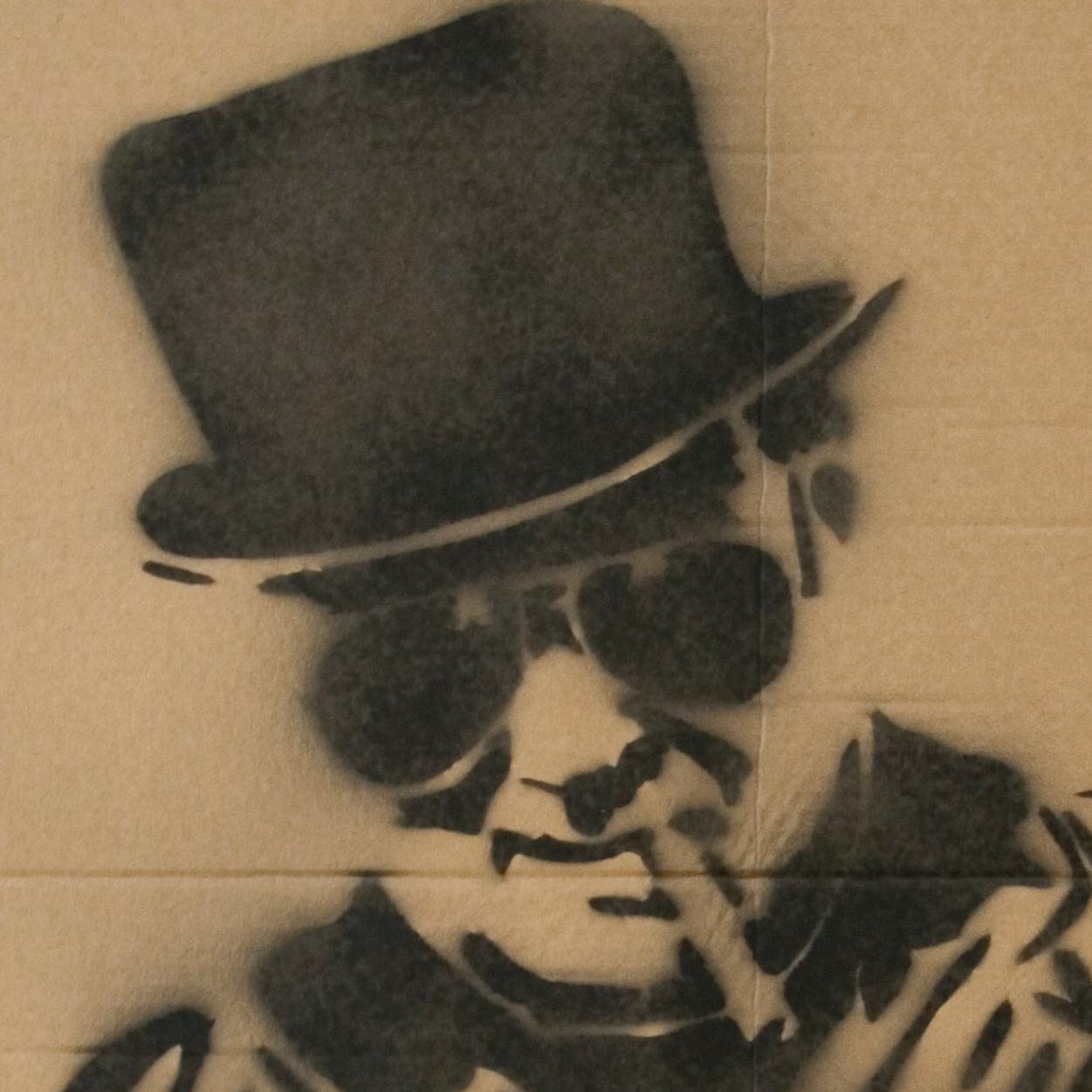 Mr. Brainwash - Winston Churchill - Stencil, Cardboard, Portrait ...