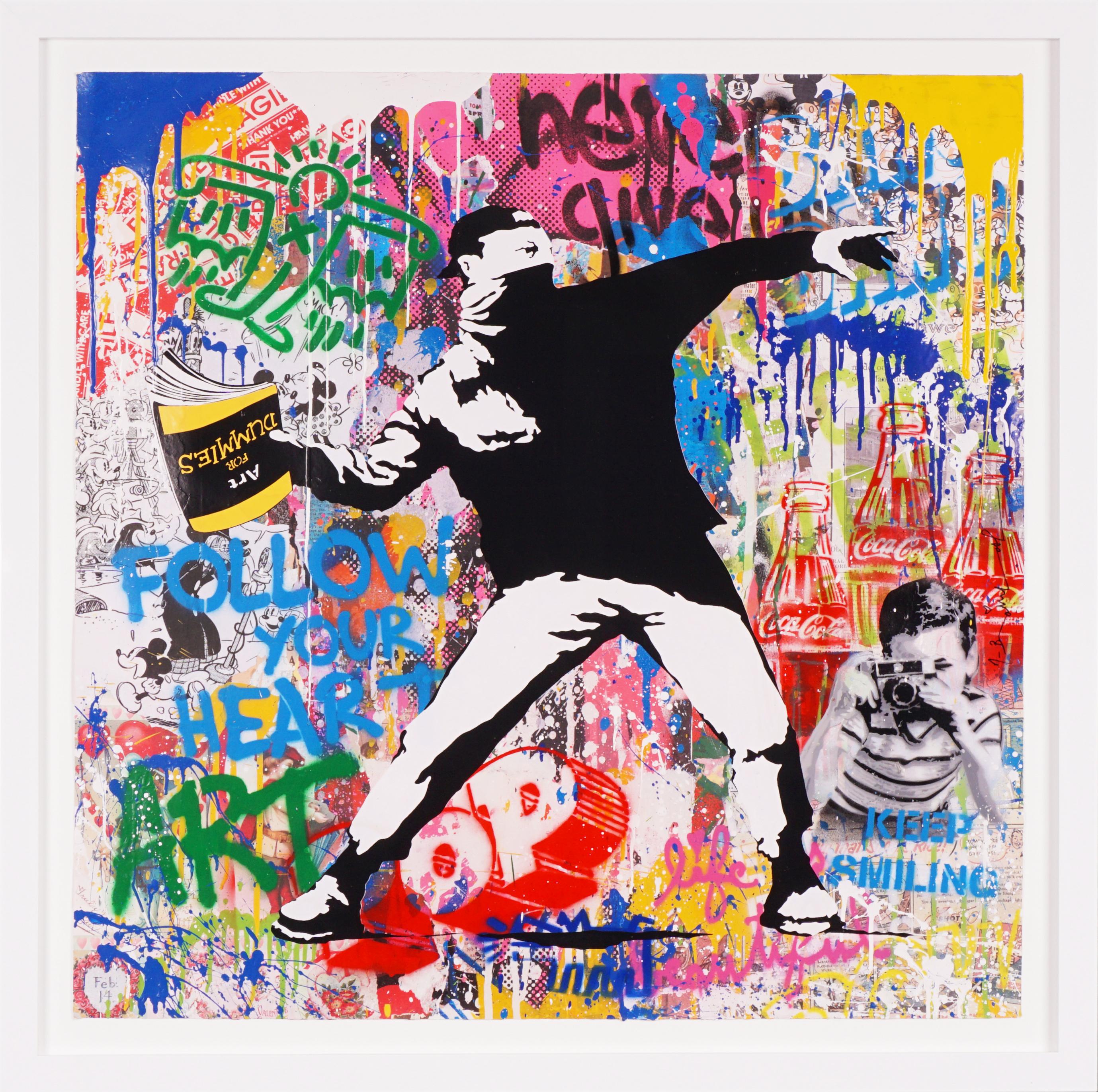 Aldo Valdez - Street Art Mixed Media Painting "Bang" Graffiti Style ...