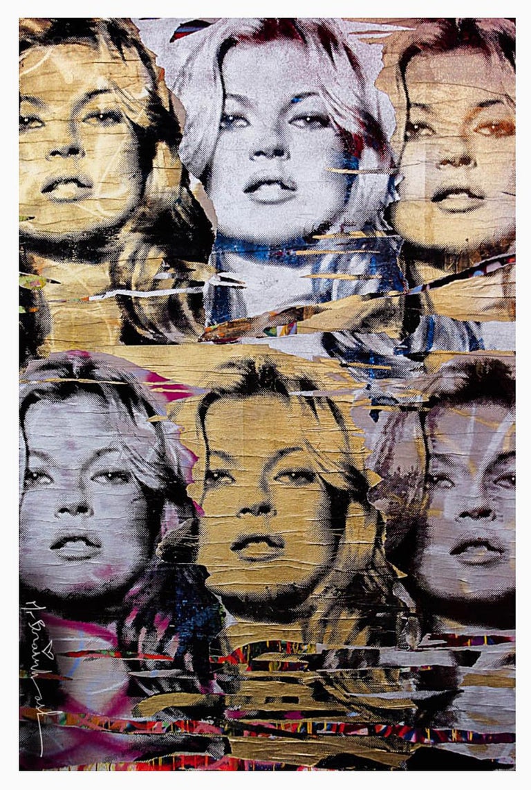 Mr. Brainwash - "Kate Moss" Offset Lithograph on Paper, Figurative ...