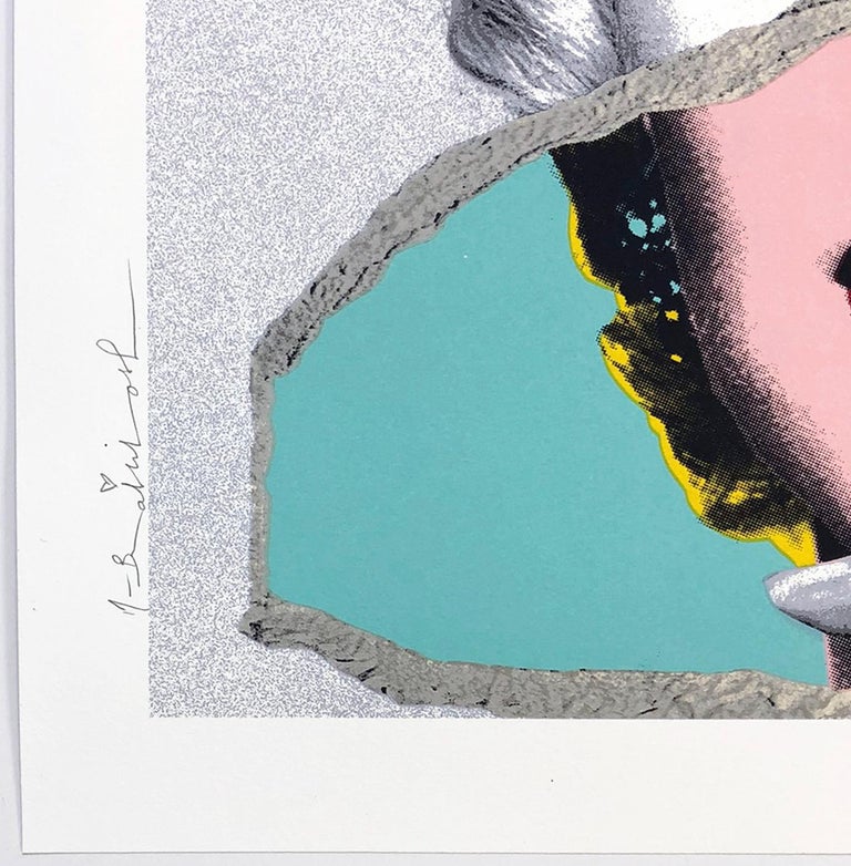 Mr. Brainwash - MONROE POPFOLIO - TORN PHOTO For Sale at 1stDibs