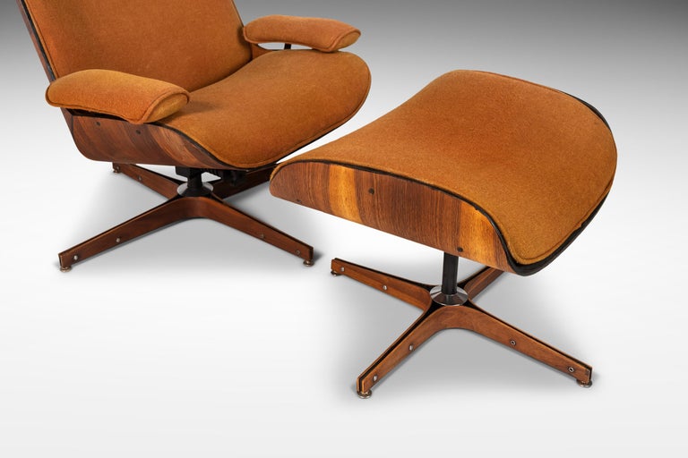 Mr. Chair Lounge Chair and Ottoman by George Mulhauser for Plycraft, USA, c. 1960s For Sale at ...