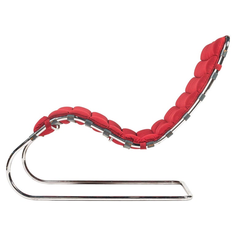 MR Chaise Lounge Chair by Mies van der Rohe for Knoll at 1stDibs