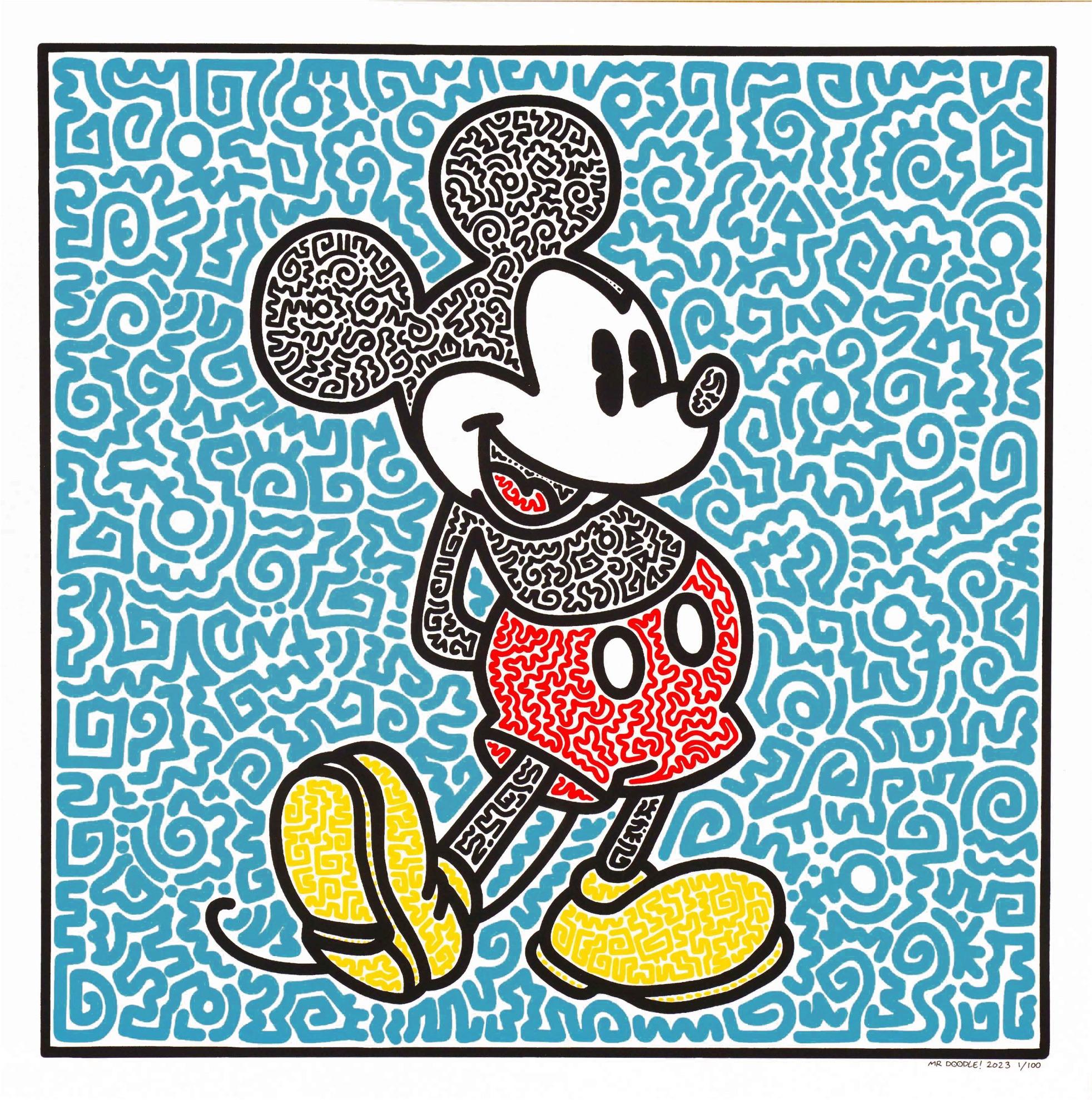 Mr Doodle - Mr Doodle - Disney Doodles - Mickey Mouse, 2023 For Sale at 1stDibs | mr doodle ...