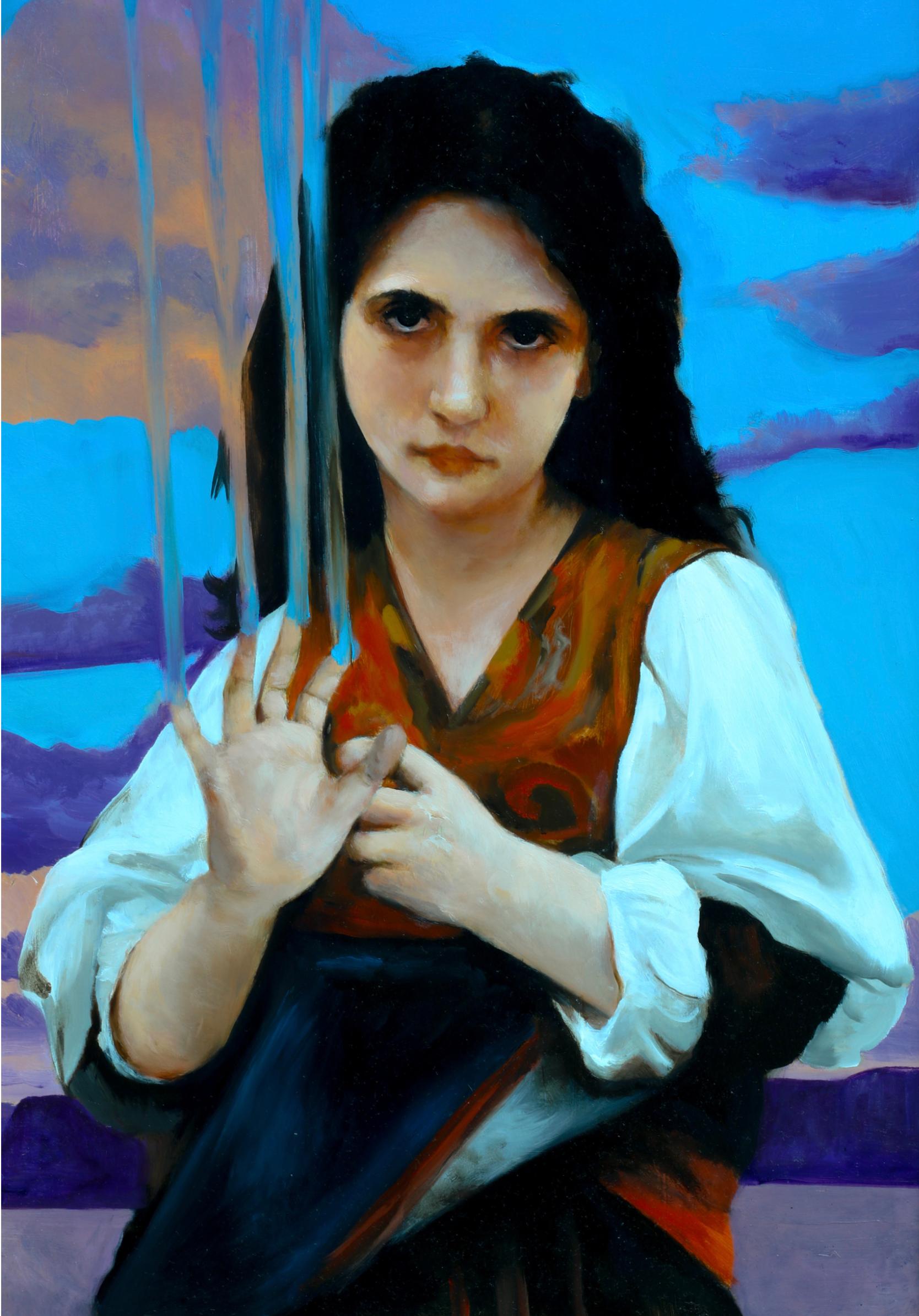 Mr. Everybody - "¡¡¡En algún lugar del tiempo!!!" Pintura al óleo 31,5 ...