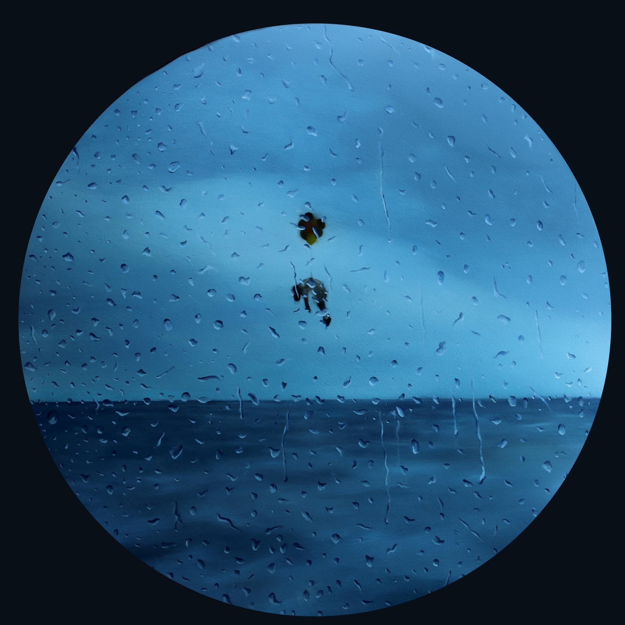 Mr. Everybody - "¡A través del espejo!" Cuadro al óleo D 36" pulgadas ...