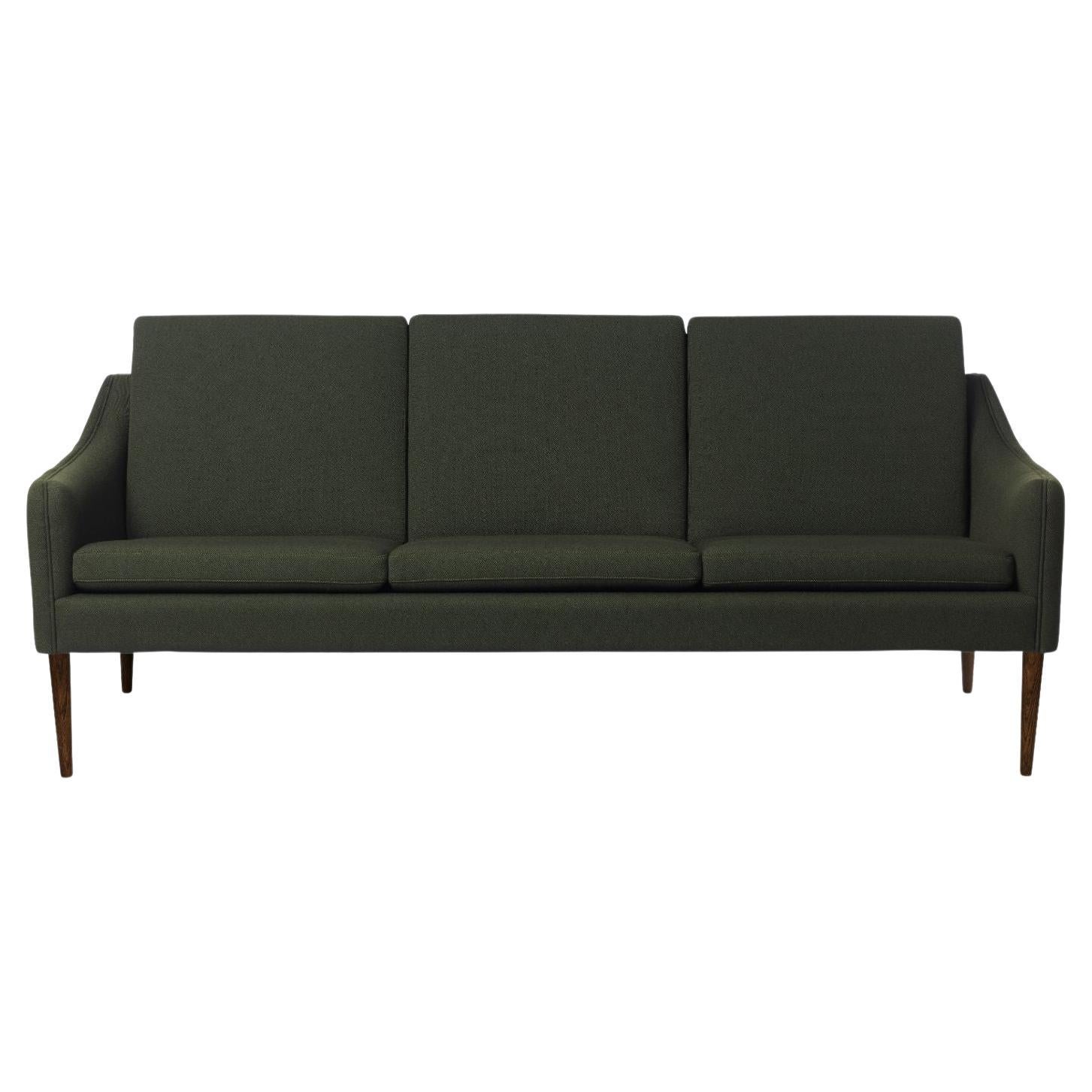Mr Olsen 3 Seater Walnut Dark Turqouise by Warm Nordic For Sale at 1stDibs