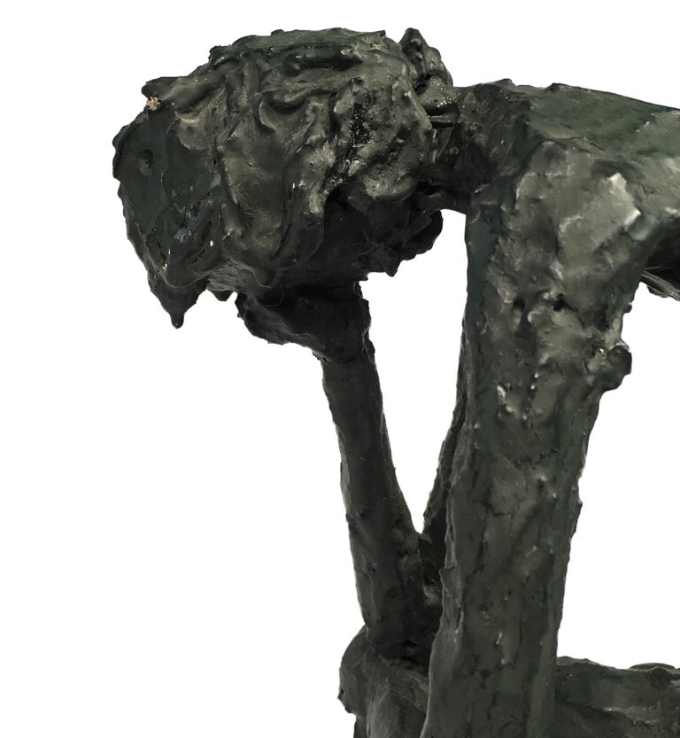 Mr. Thinker Sculpture in Plaster Signed by Bianchi G. Chibian at ...