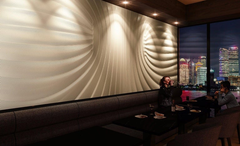 M.R. Walls "Matrix" Seamless Wall Facade Glacier White Slab *Price Per ...