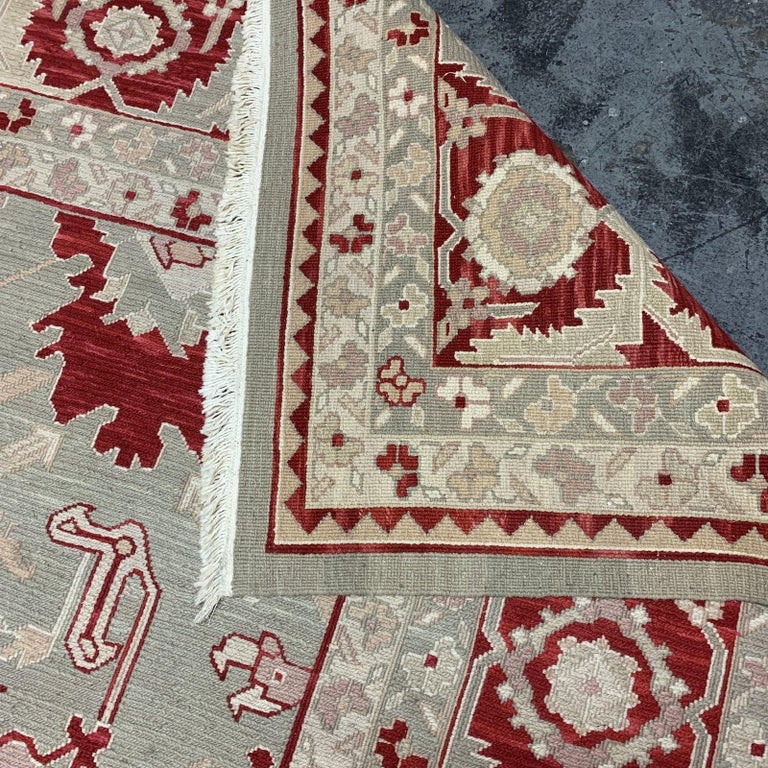 Mughal Ayoubi Wool Rug from Pakistan For Sale at 1stDibs
