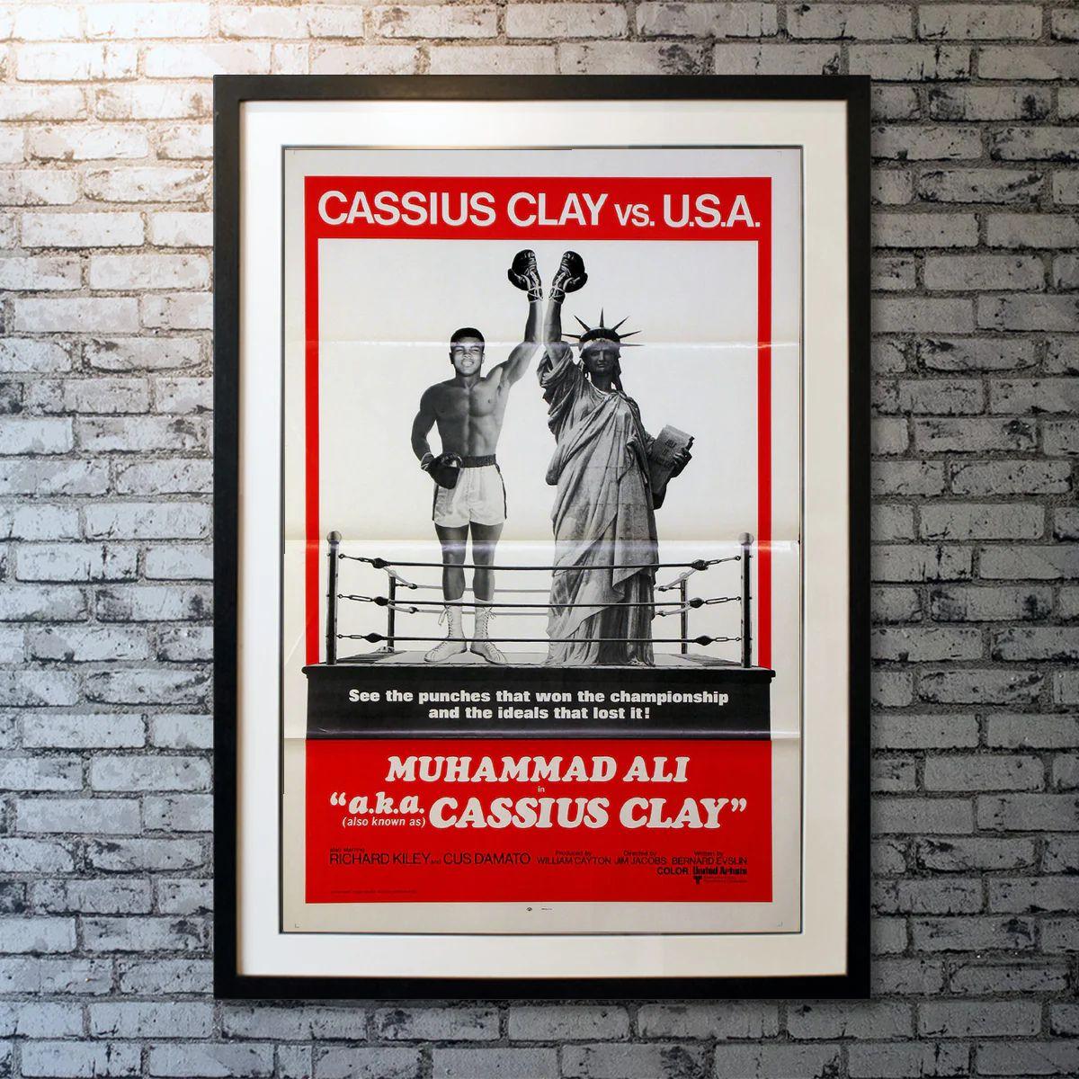 Muhammad Ali A.k.a. Cassius Clay, Unframed Poster, 1970 For Sale at 1stDibs