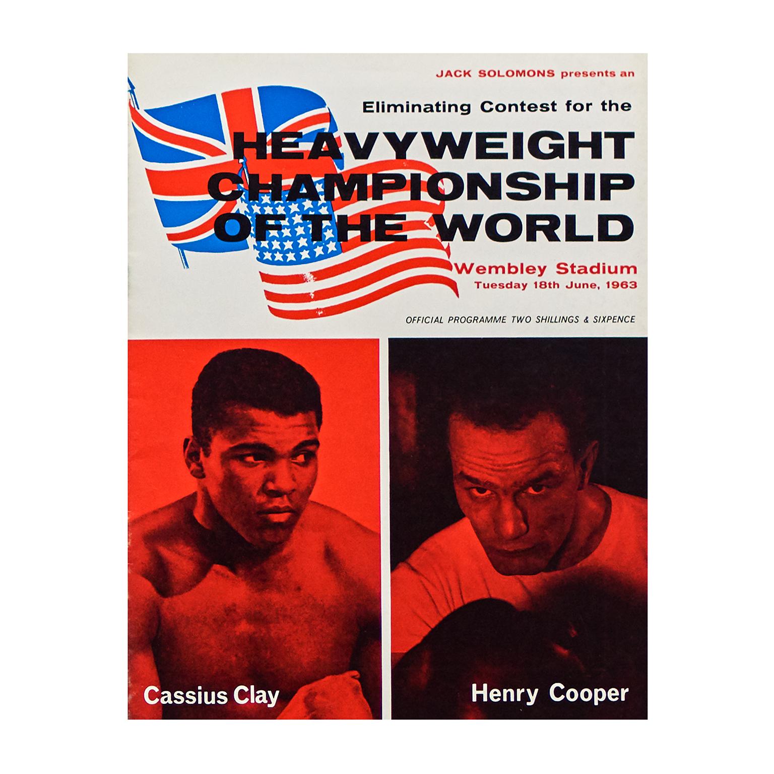 Muhammad Ali - Cassius Clay Vs Henry Cooper, 1963, Official Ticket And ...