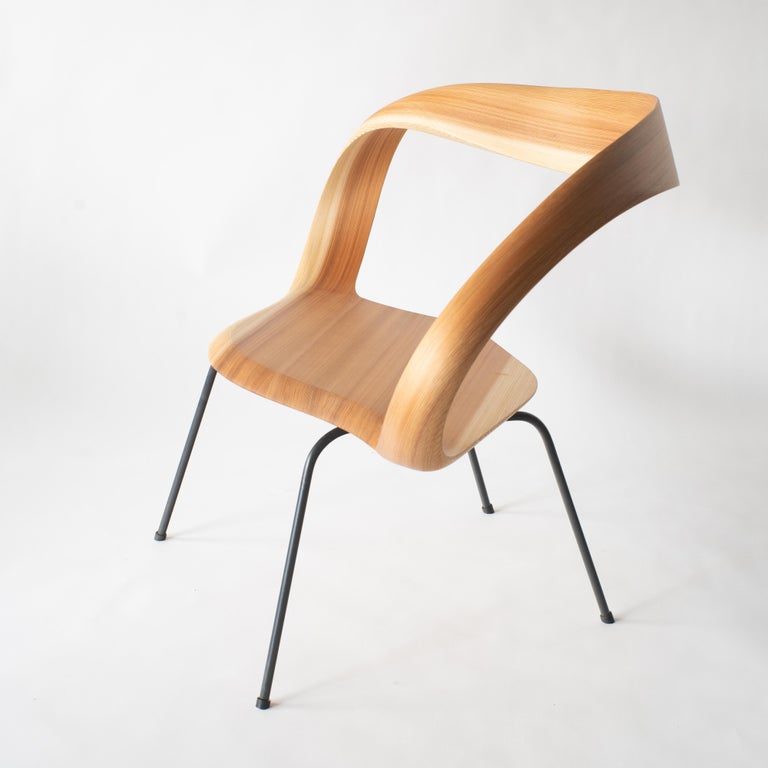 Muji 1 Seater Chair Japanese Contemporary Style Bentwood Chair For Sale ...