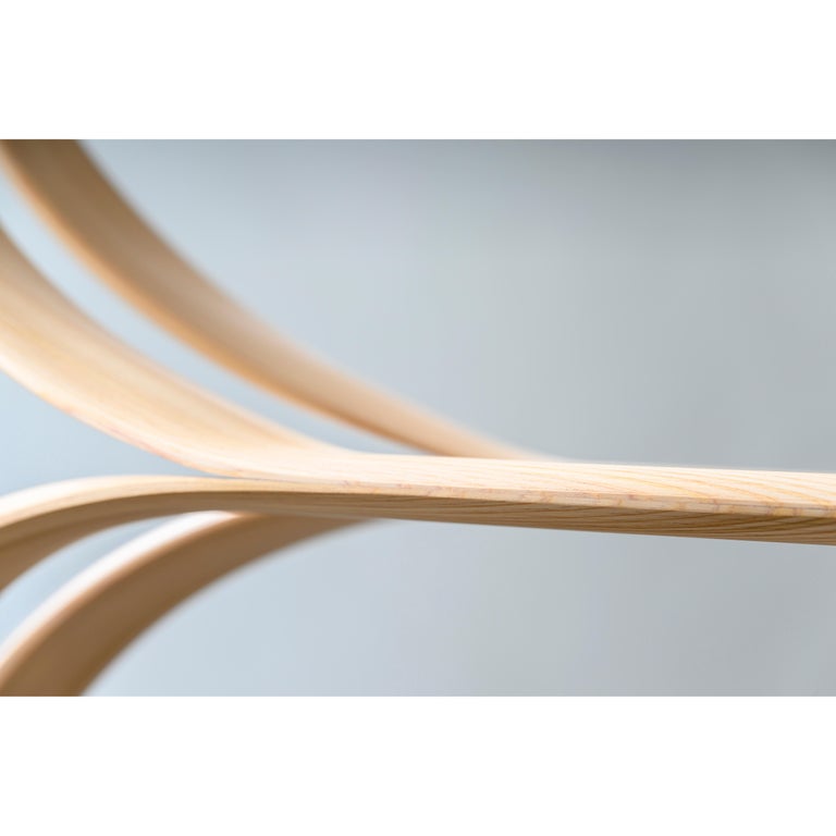 Muji Wallmirror Japanese Contemporary Style Bentwood Sculpture For Sale ...