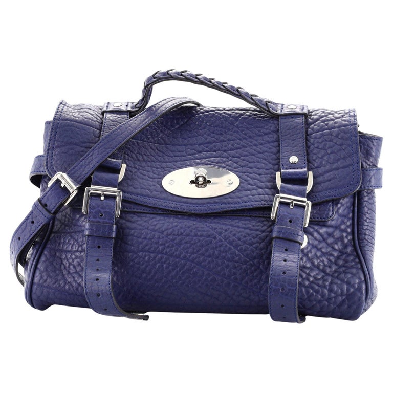 Mulberry Alexa Satchel NM Grainy Leather Medium For Sale at 1stDibs