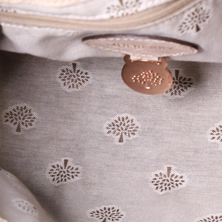 Mulberry Alexa Satchel Silky Snake Print Mini For Sale at 1stDibs