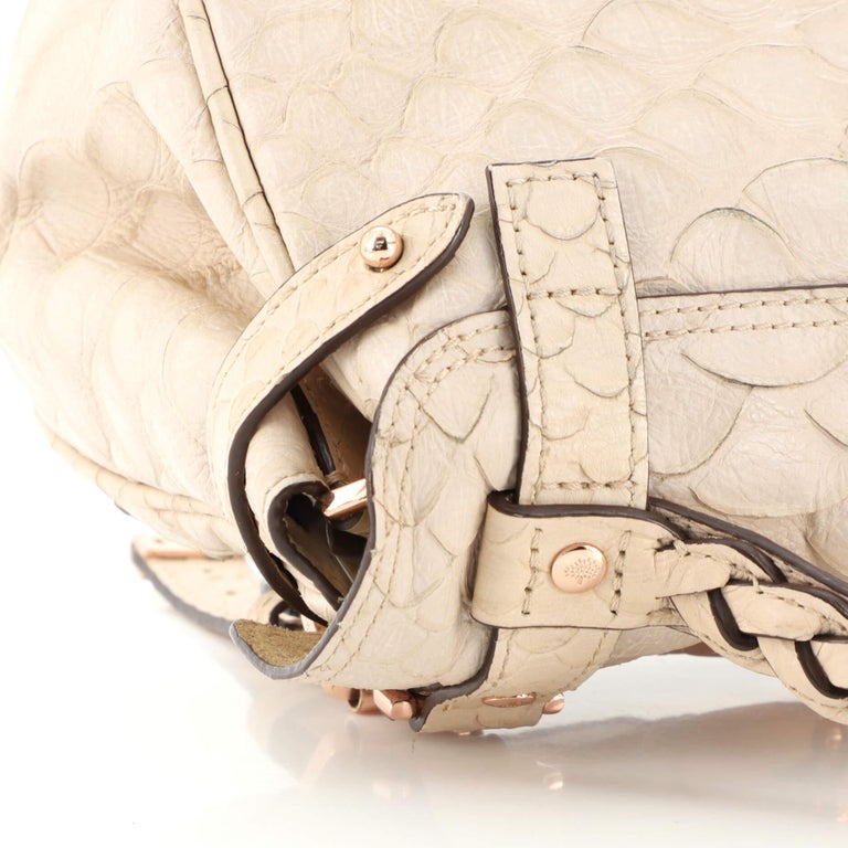 Mulberry Alexa Satchel Silky Snake Print Mini For Sale at 1stDibs