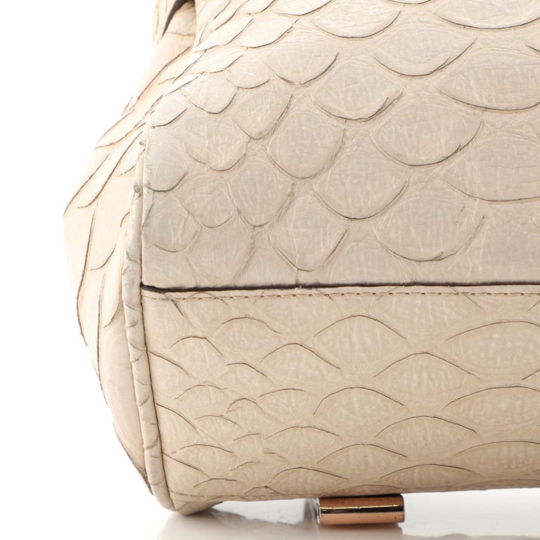 Mulberry Alexa Satchel Silky Snake Print Mini For Sale at 1stDibs