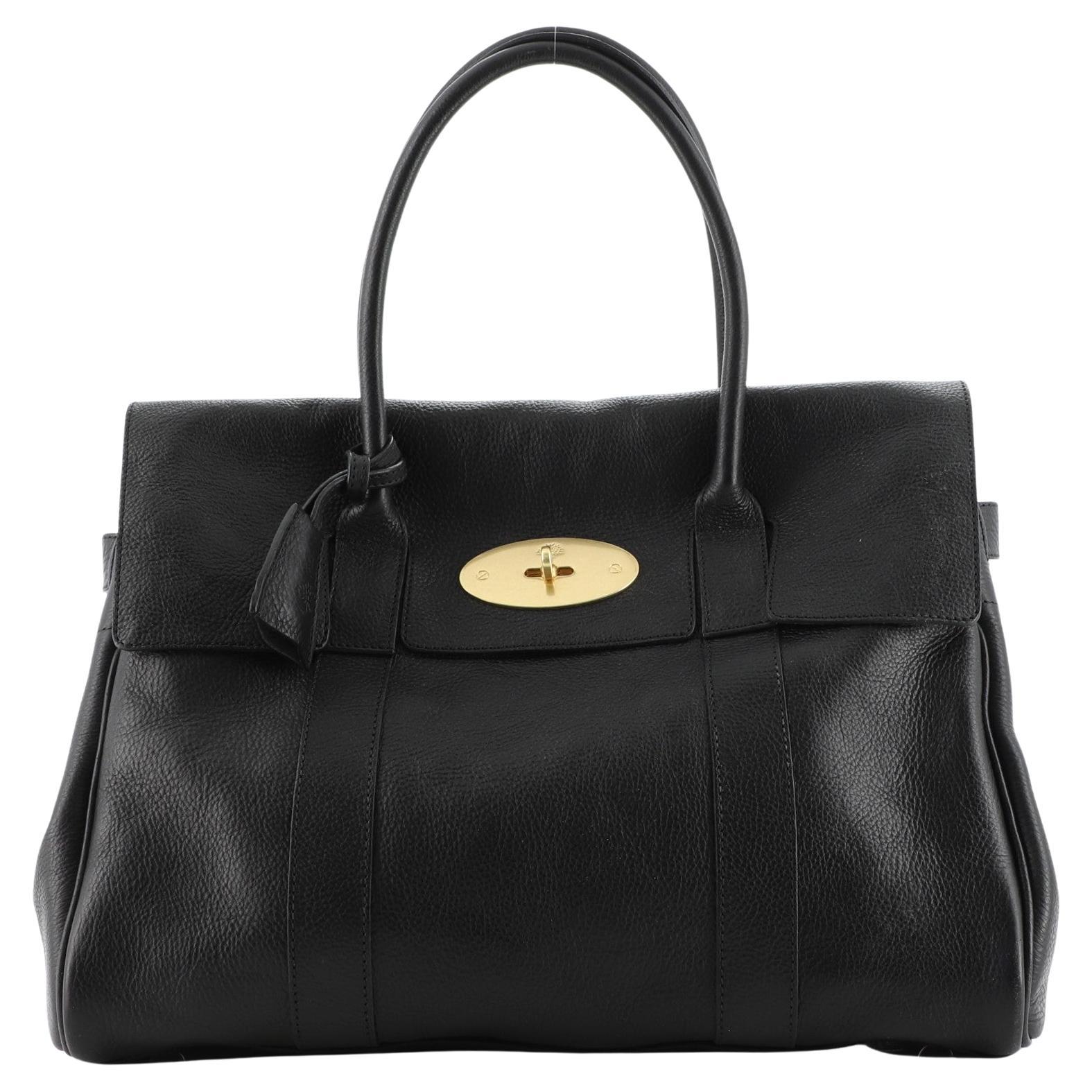 Mulberry Blue Grained Leather Daria Shoulder Bag For Sale at 1stDibs ...