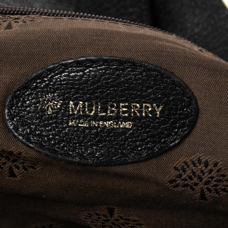 Mulberry Black Leather Mabel Satchel at 1stDibs