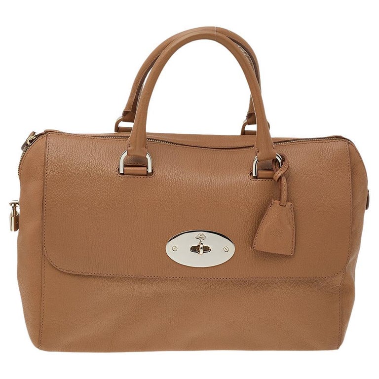 Mulberry - Sac à main en cuir marron moyen Del Rey sur 1stDibs