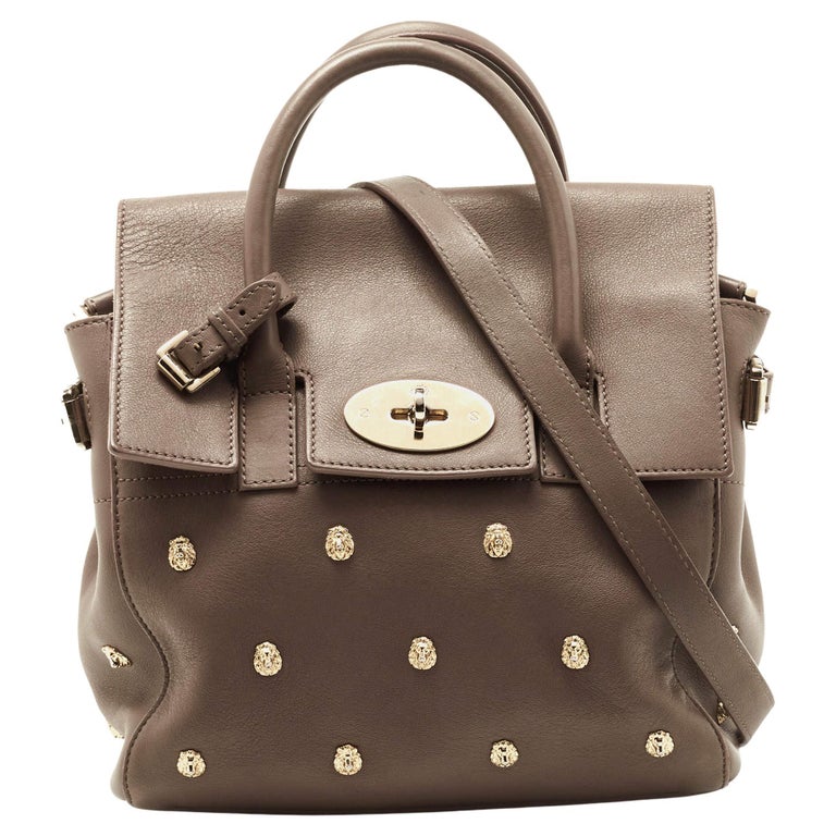 Mulberry Dark Beige Leather Mini Cara Delevingne Backpack For Sale at ...