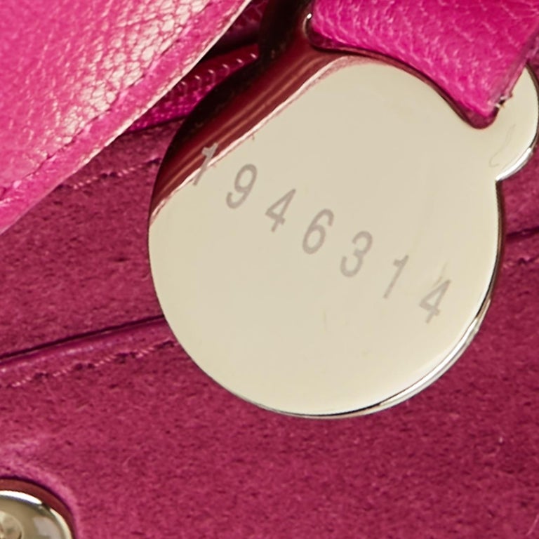 Mulberry Fuchsia Leather Small Lily Shoulder Bag at 1stDibs