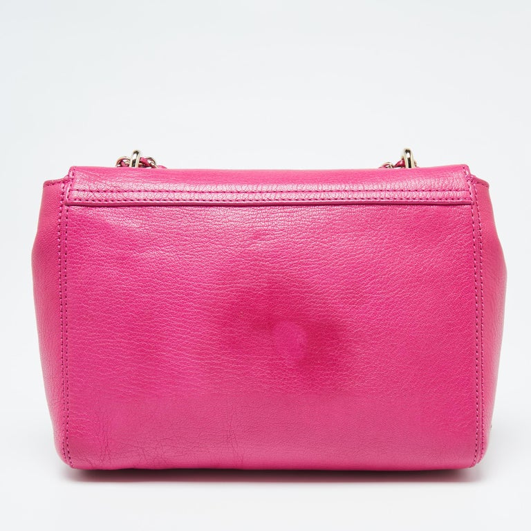 Mulberry Fuchsia Leather Small Lily Shoulder Bag at 1stDibs